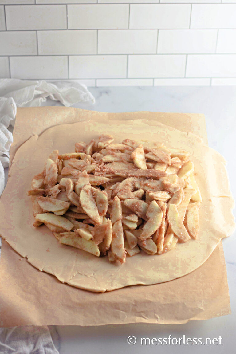 Apple Crumb Galette Recipe - Mess for Less