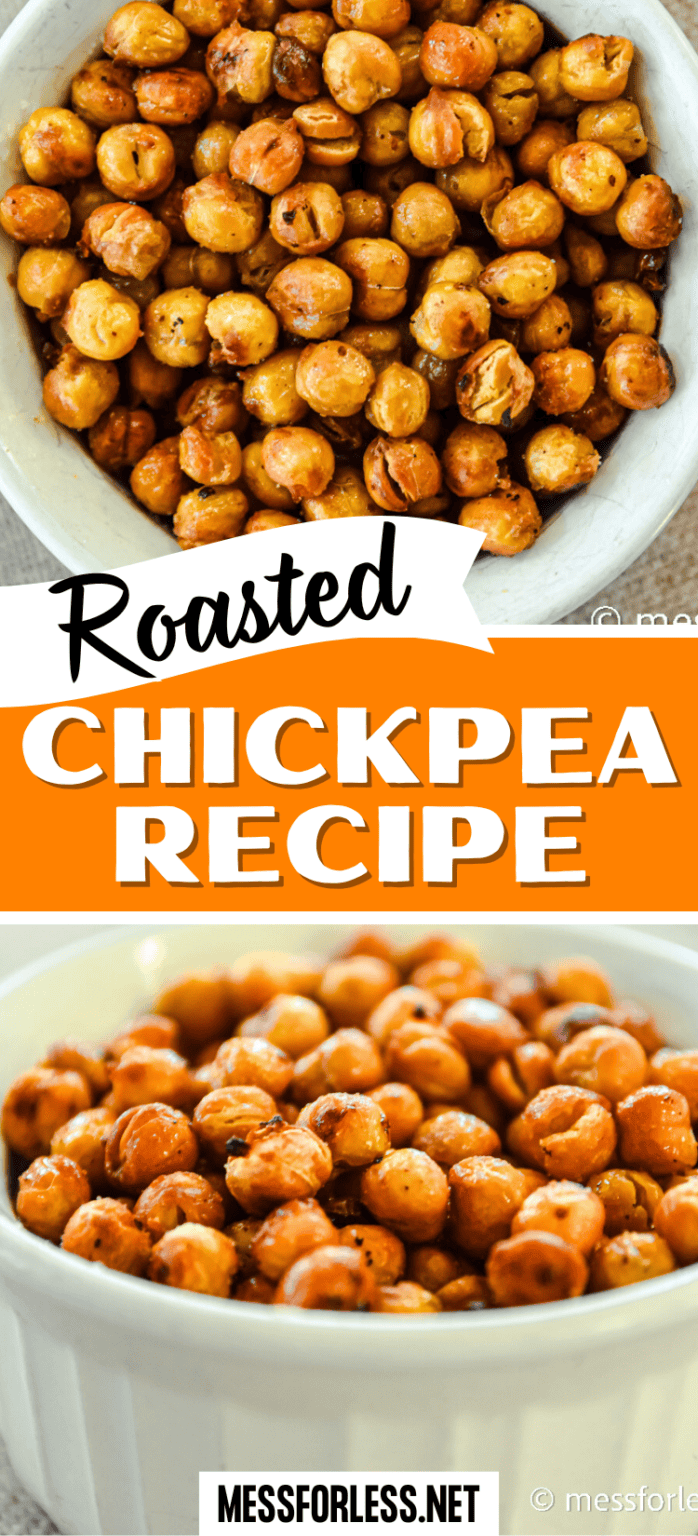 Oven Roasted Chickpeas Recipe - Mess for Less