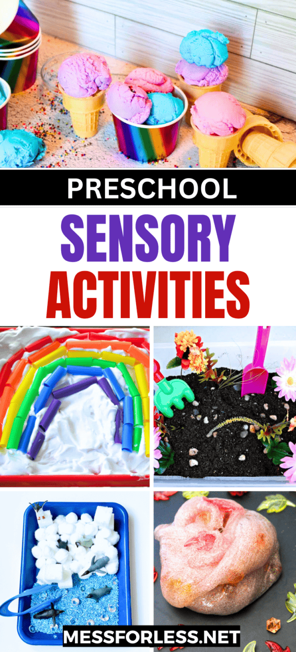 Sensory Activities For Preschoolers - Mess for Less
