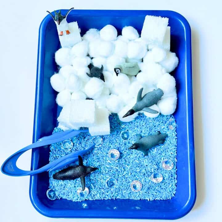 Snow Gak Sensory Play - Mess for Less