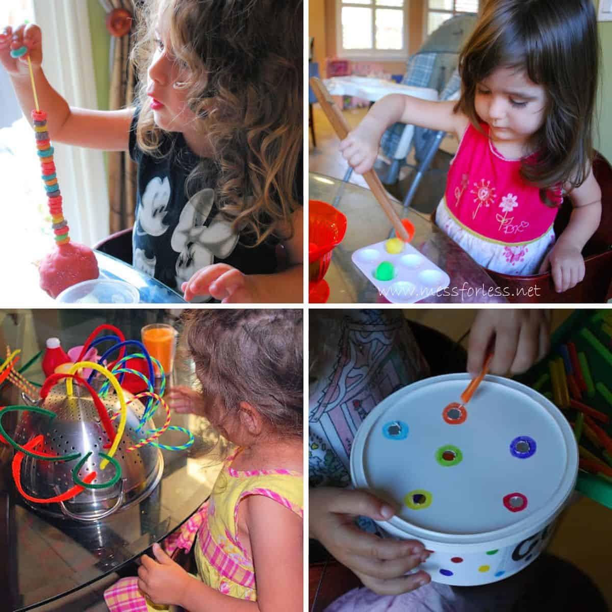 18 Fine Motor Activities for Preschoolers - Mess for Less