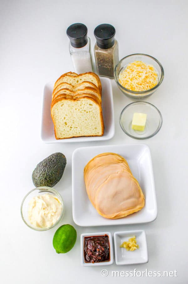 Chipotle Chicken Avocado Melt - Mess for Less