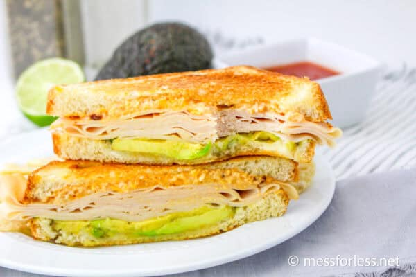 Chipotle Chicken Avocado Melt - Mess for Less