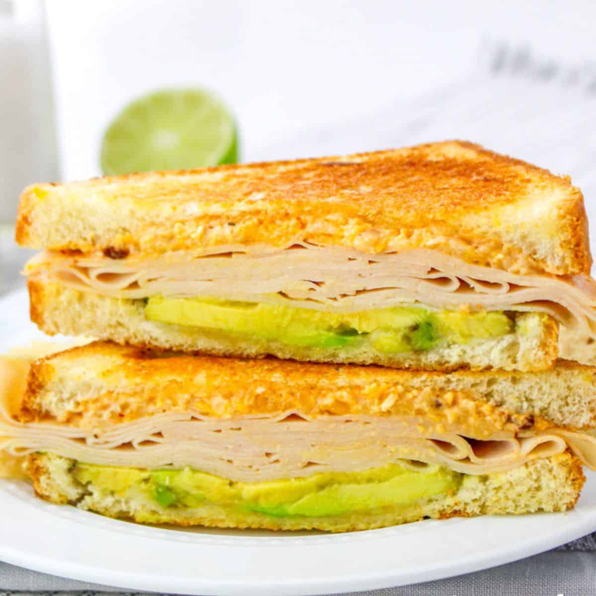 Chipotle Chicken Avocado Melt - Mess for Less
