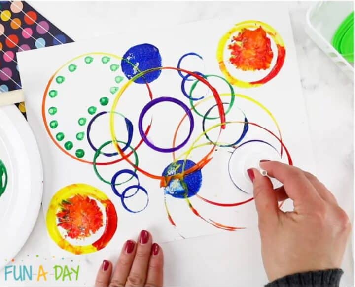 Circle Art Ideas - Mess for Less