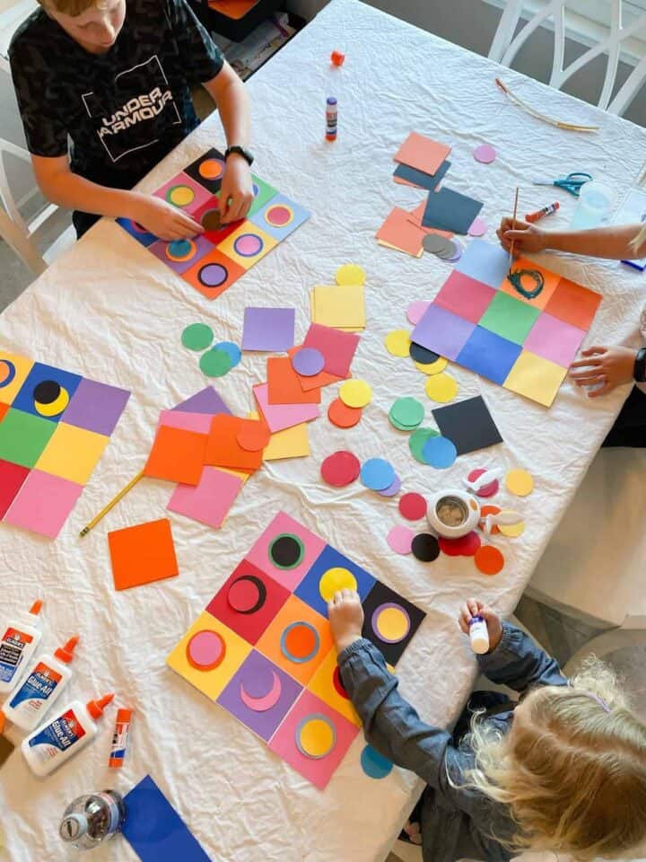 Circle Art Ideas - Mess for Less