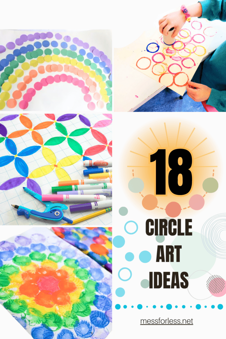 Circle Art Ideas - Mess for Less