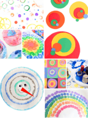 Circle Art Ideas - Mess for Less