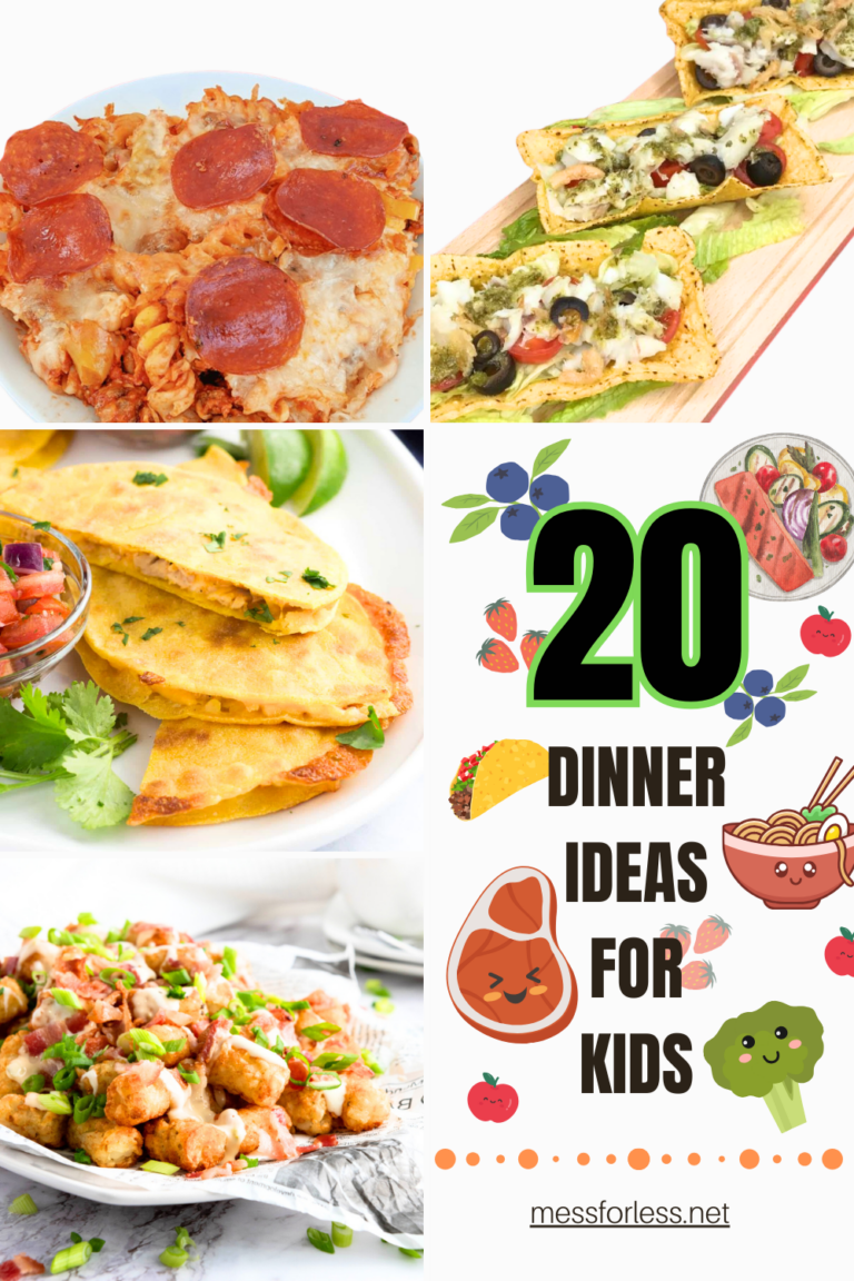 Dinner Ideas For Kids - Mess for Less