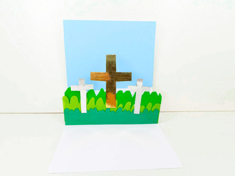 Easter Cross Pop Up Card - Mess for Less