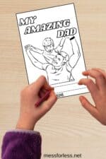 Printable Father’s Day Book - Mess for Less