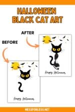 Halloween Handprint and Footprint Printables - Mess for Less